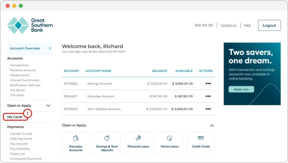 How to Activate Your Great Southern Bank Card | Great Southern Bank