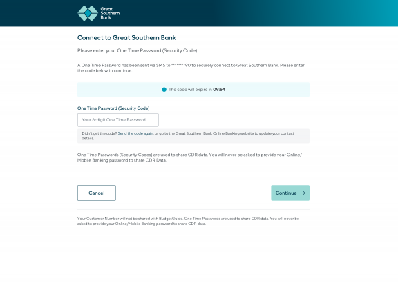 How To Share Data | Great Southern Bank
